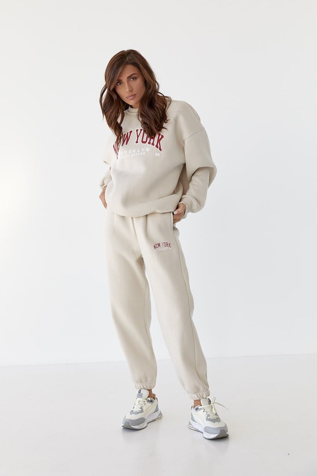 Custom Logo Sweat Set, Monogram Sweatshirt, Custom Sweatshirt Women ...