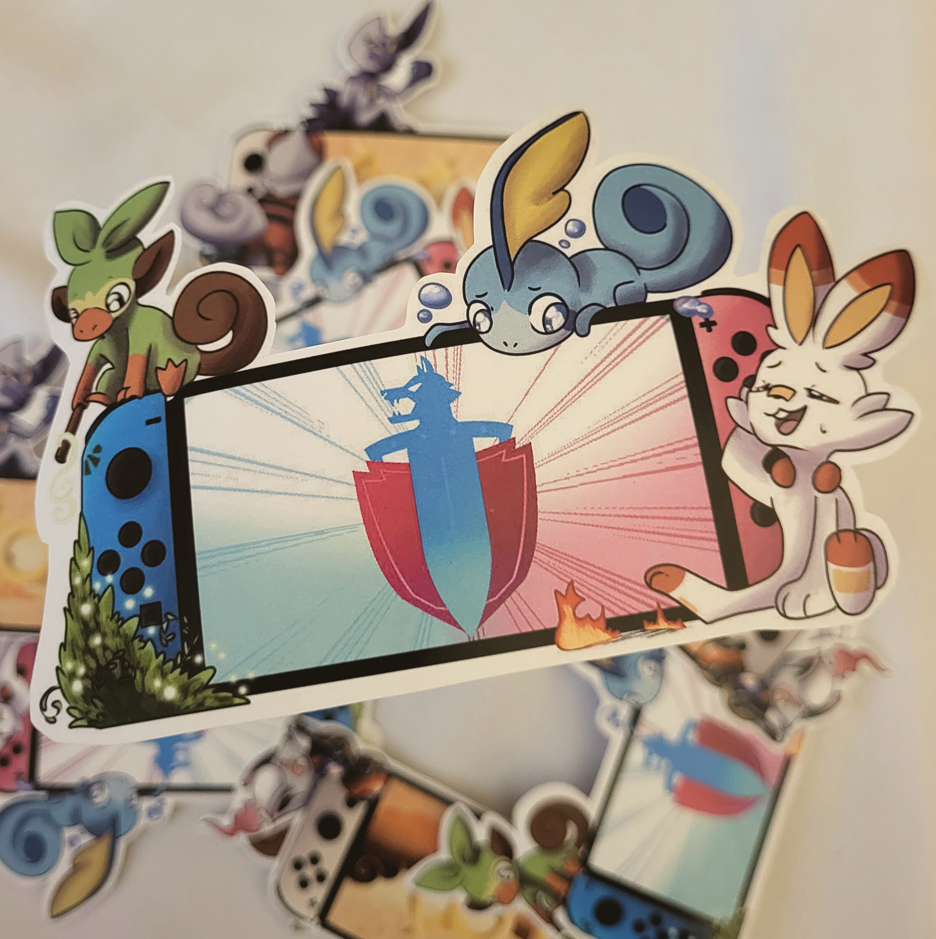 Pokemon Switch Stickers LA and Swsh - Etsy