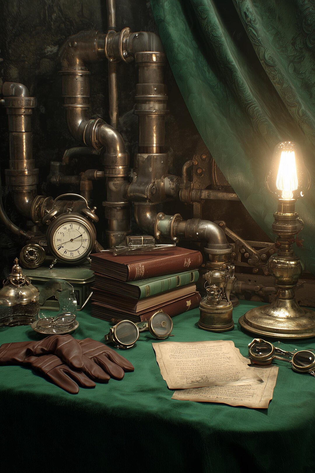 Steampunk Still Life Art Print No 7003 - Etsy