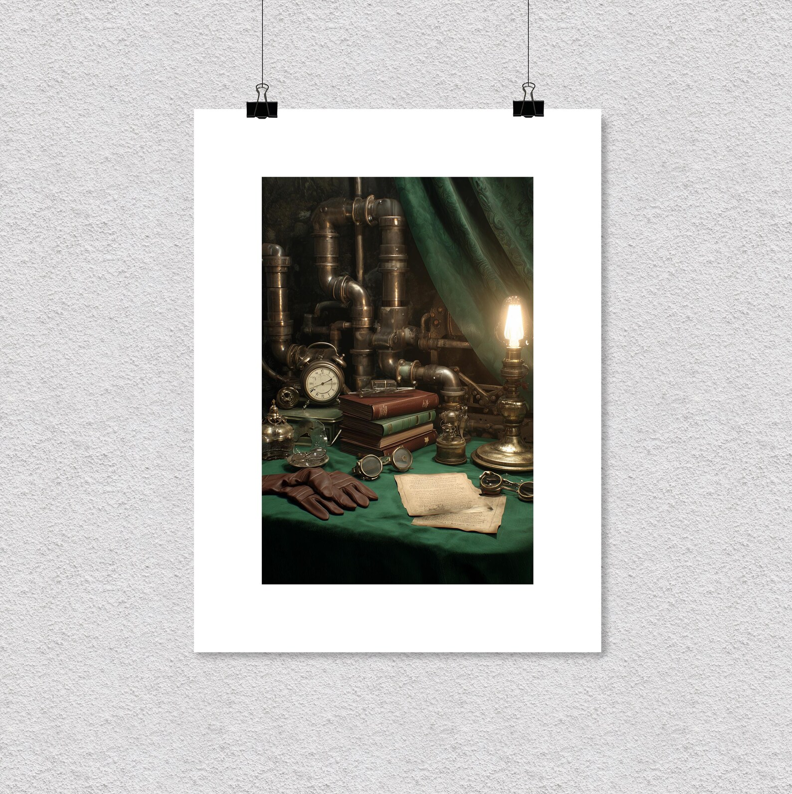 Steampunk Still Life Art Print No 7003 - Etsy