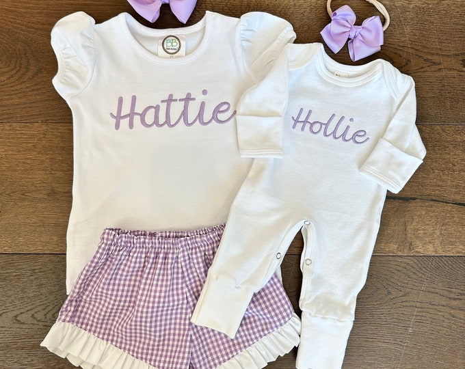 Matching Sibling Outfits, Big Sister Little Sister Outfits, Preppy ...