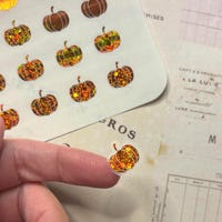 Turkey Sticker: Happy Thanksgiving, Autumn Knit Yarn, A1s - Etsy