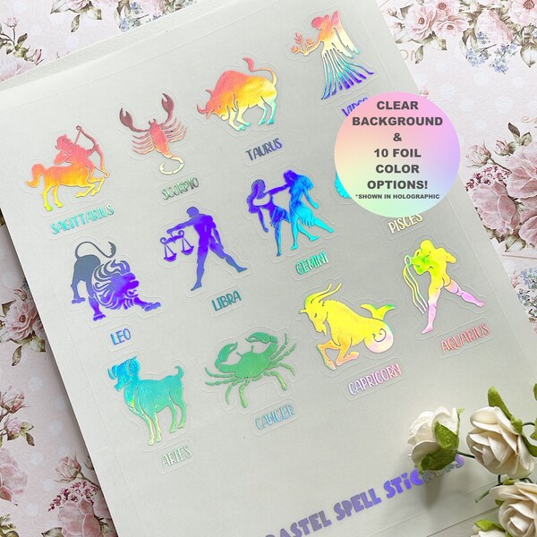 Zodiac Stickers - Etsy