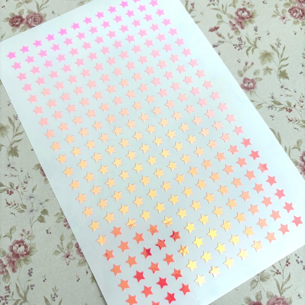 Waterproof Star Stickers - Etsy