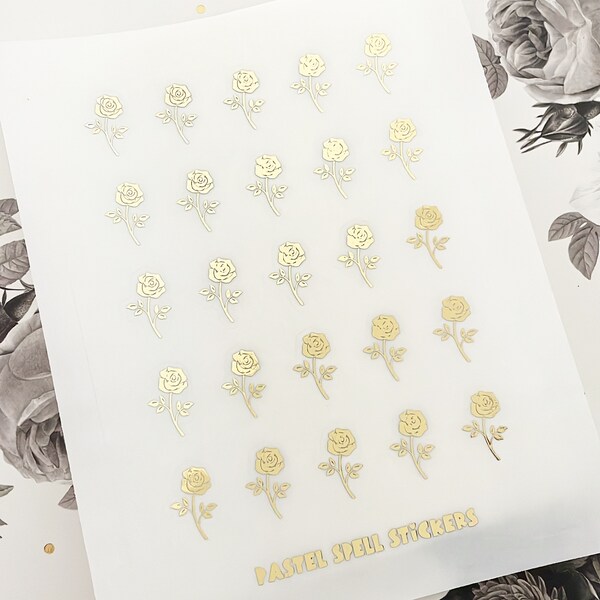 Flower Stickers - Etsy