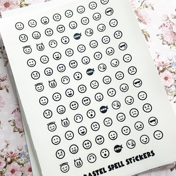 Emoji Stickers - Etsy