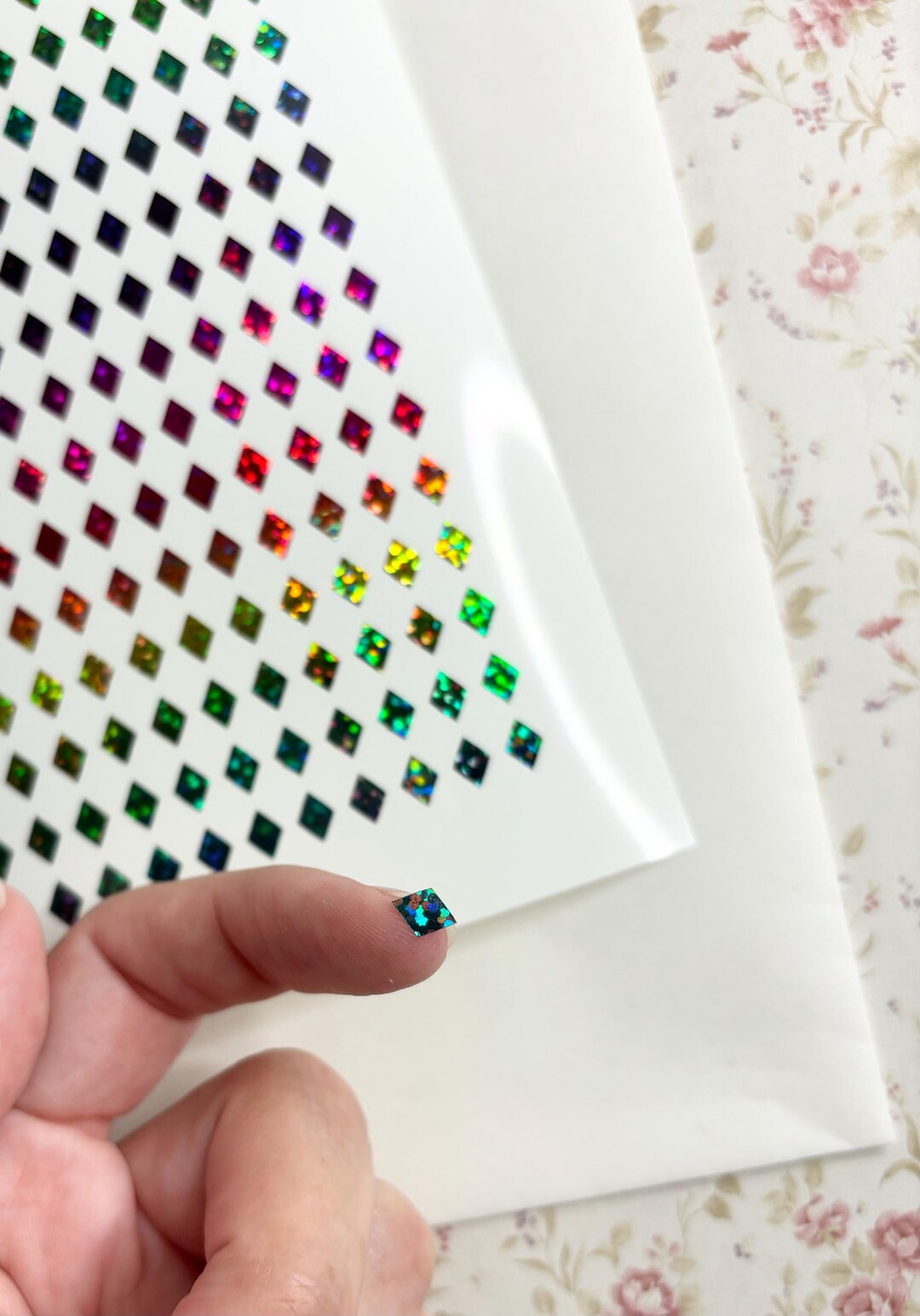 6mm Sparkle Rainbow Diamond Shape Stickers for Planners or Tracking - Etsy
