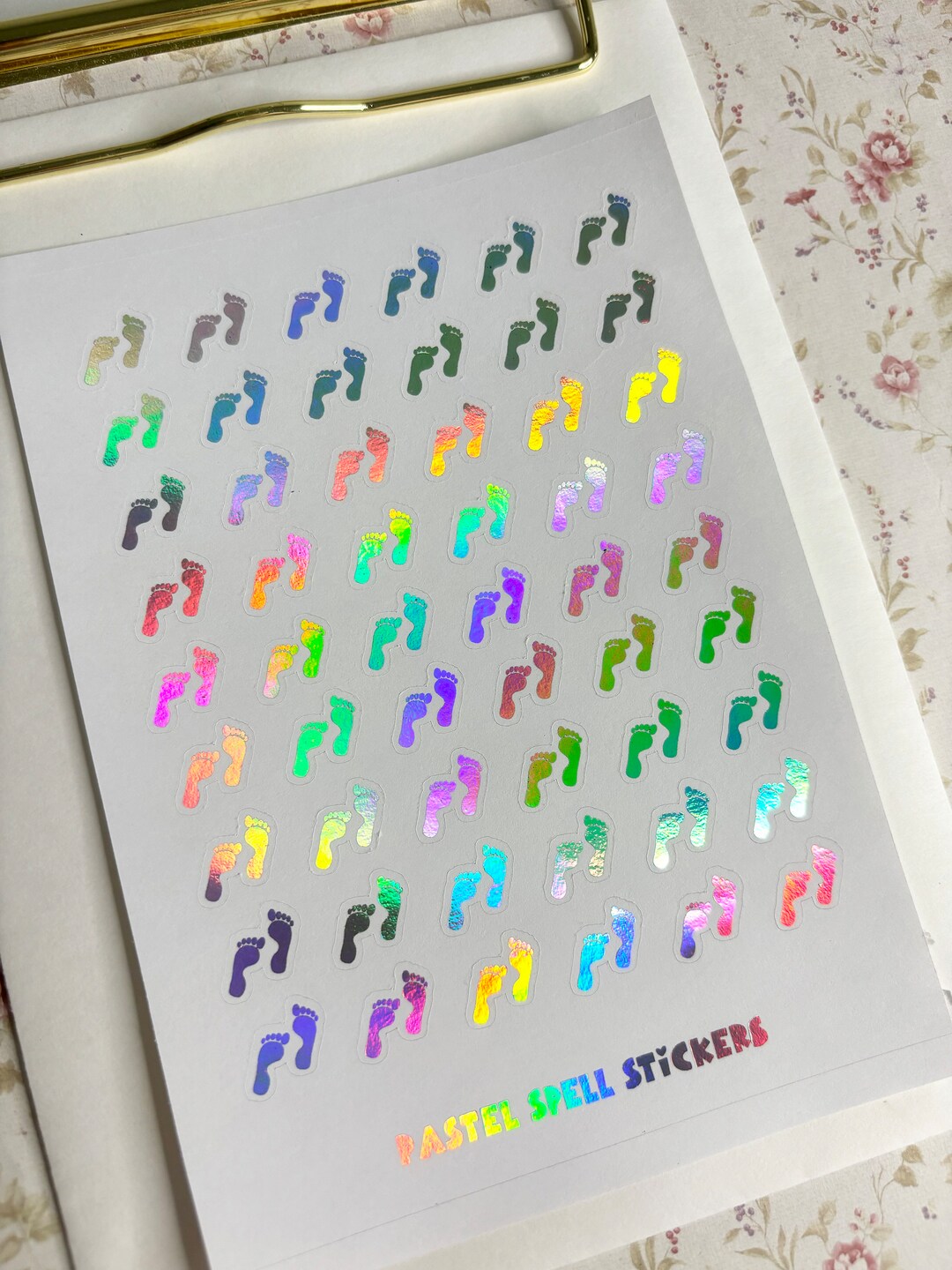 10mm Feet Stickers, Clear Footprint Stickers, Cute Stickers, Baby ...