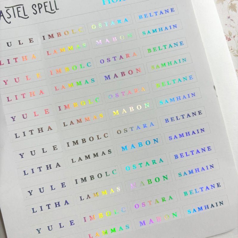 Pagan Holidays Stickers - Etsy