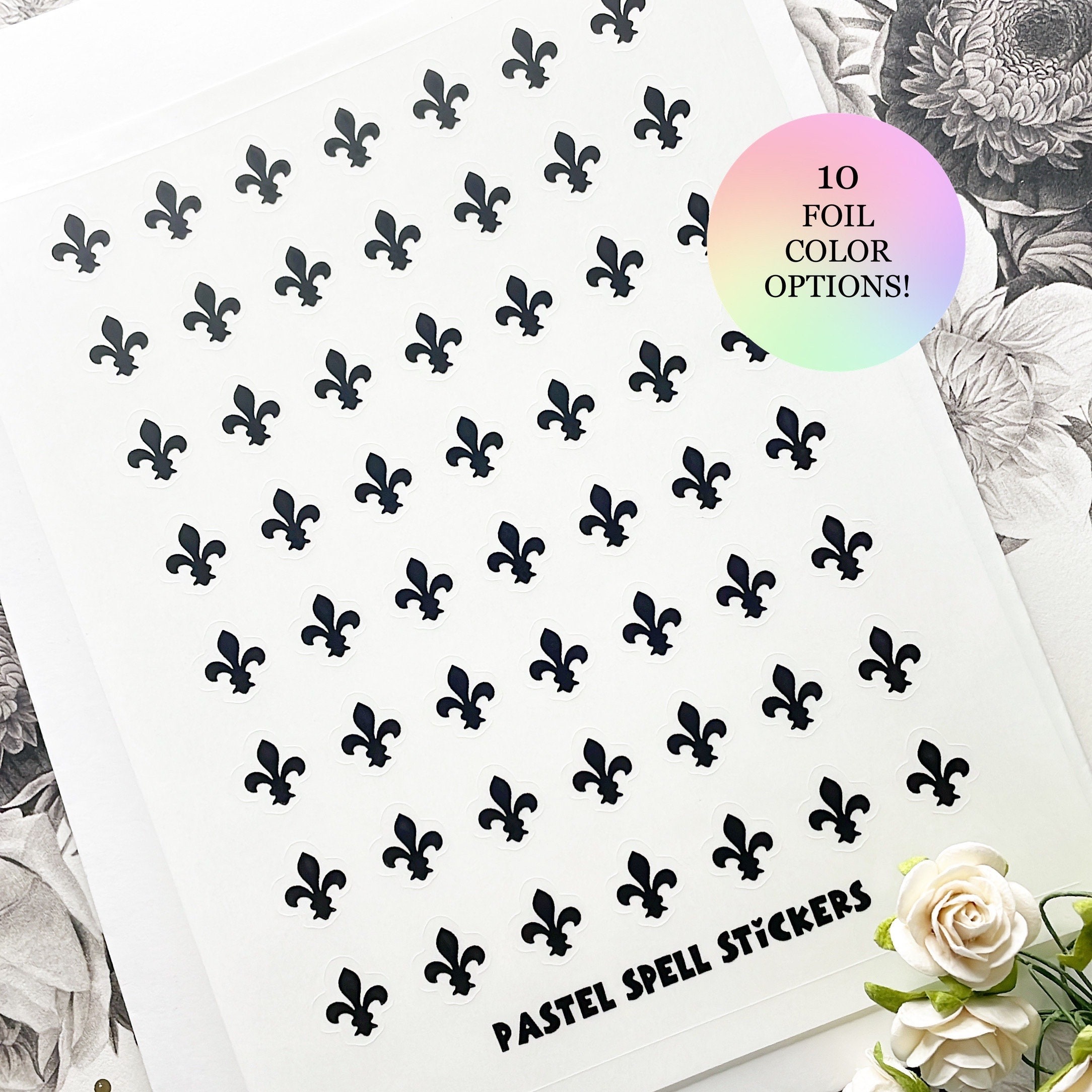 Fleur De Lis Stickers Decorative Stickers Planner Stickers - Etsy
