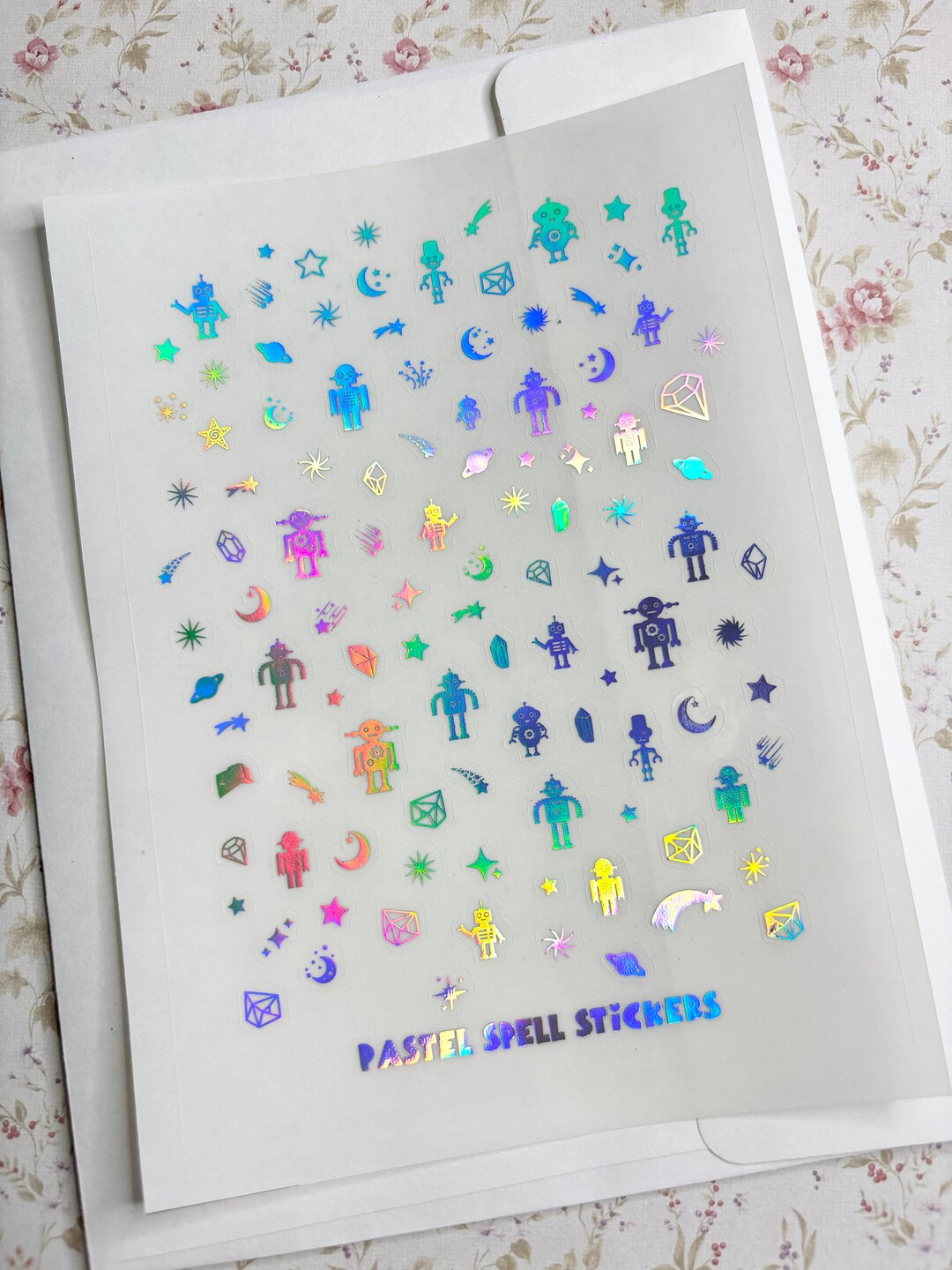 Micro Robot Stickers for Sci-fi Fans Space Planners and Journals - Etsy