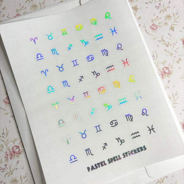 Zodiac Stickers - Etsy