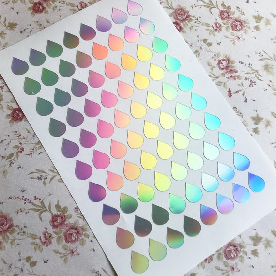 12x9mm Drops Raindrop Stickers Teardrop Stickers Period - Etsy