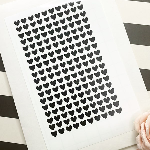 Small Heart Stickers - Etsy