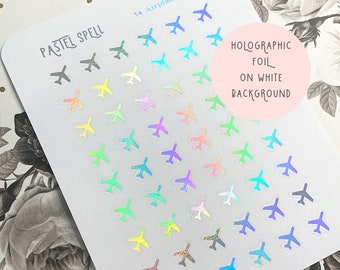 Biplane Airplane Stickers One Inch Round Seals - Etsy