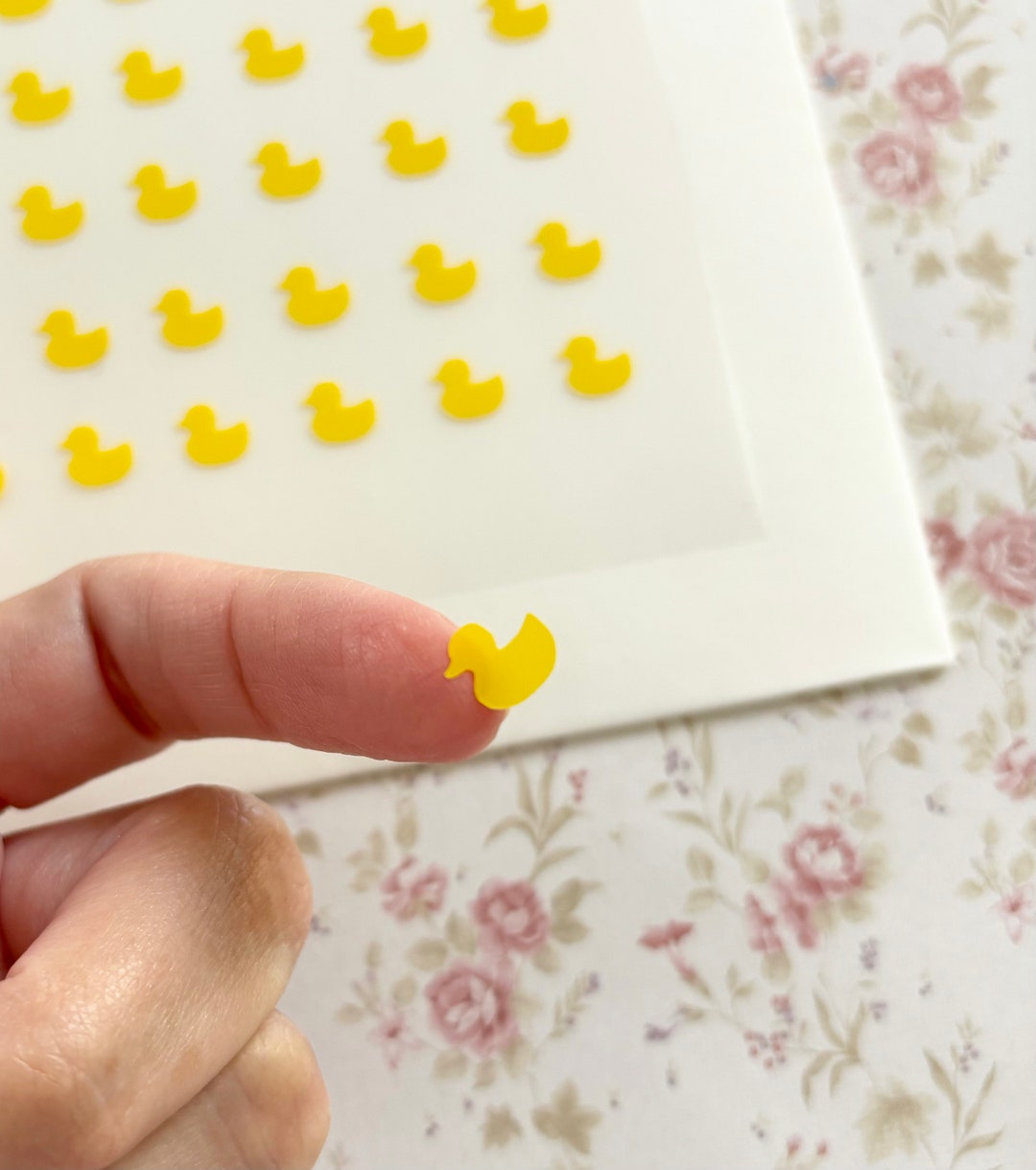 Tiny Cute Ducks Stickers Small Yellow Duck Decals - Etsy