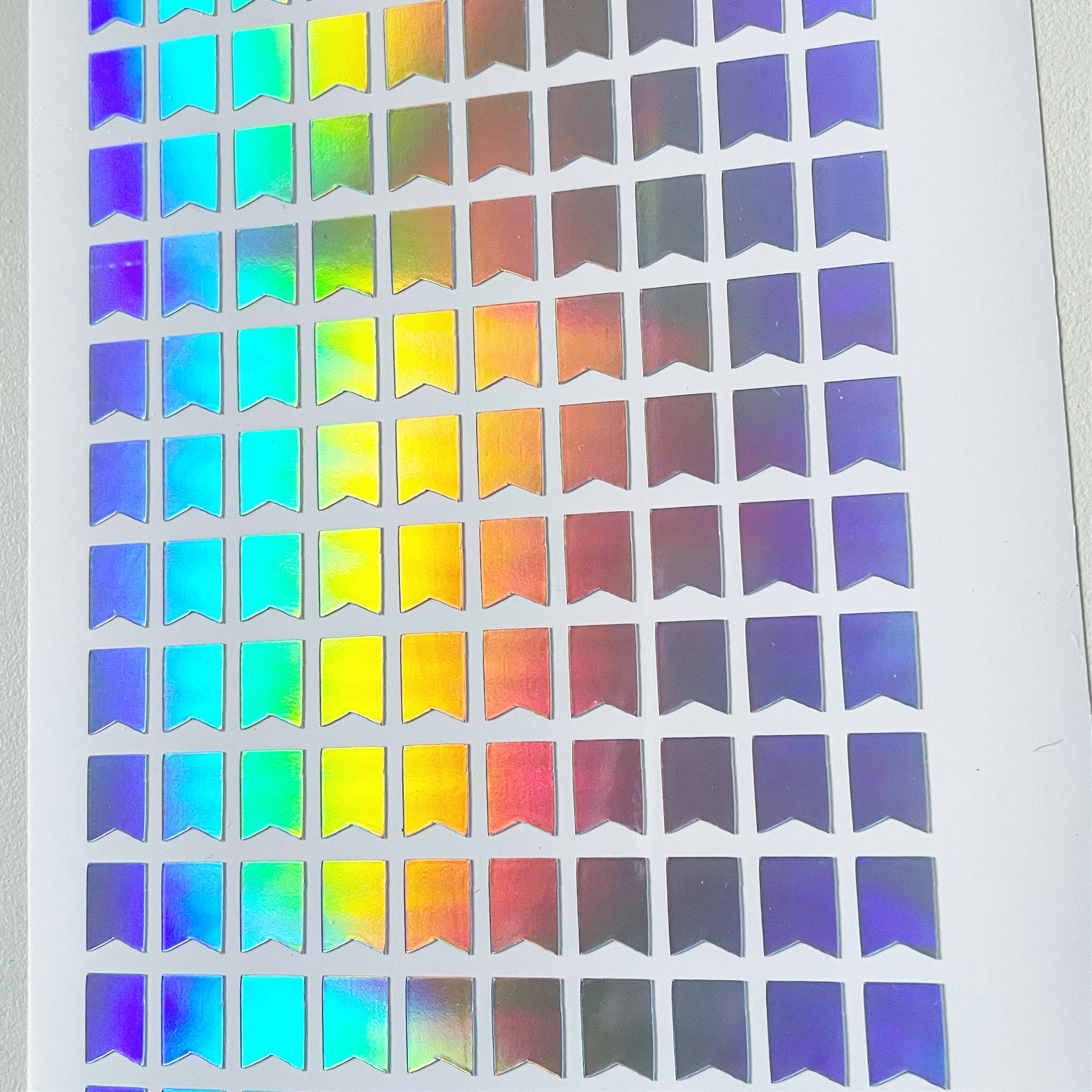 6x8mm Small Flag Stickers Vinyl Holographic Flags Planner - Etsy