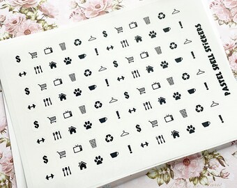 Spray Bottle Planner Stickers Cleaning Stickers Chore - Etsy