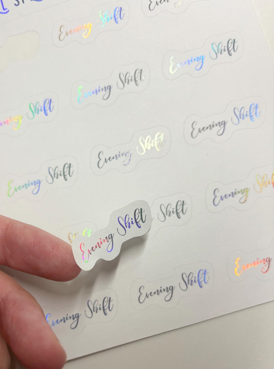 Evening Shift Schedule Stickers for Students Planners, Bullet Journals ...