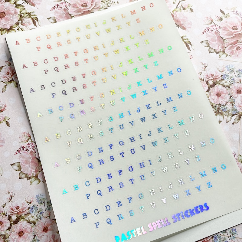 Letter Keyboard Stickers - Etsy