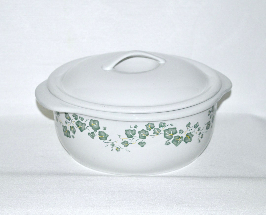 Vintage 2 1/2 Corelle Lidded Covered Casserole Dish, Corelle ...