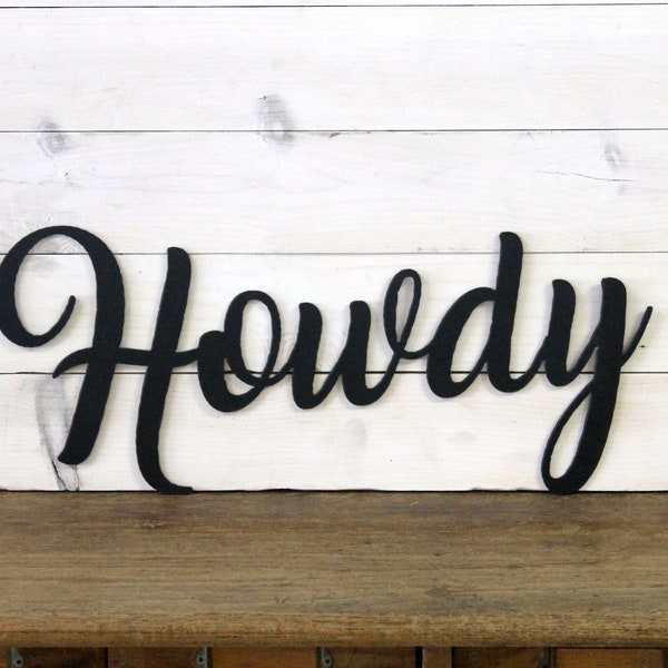 Howdy Sign - Etsy