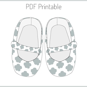 Baby Slipper PDF Sewing Pattern & Instructions - Etsy