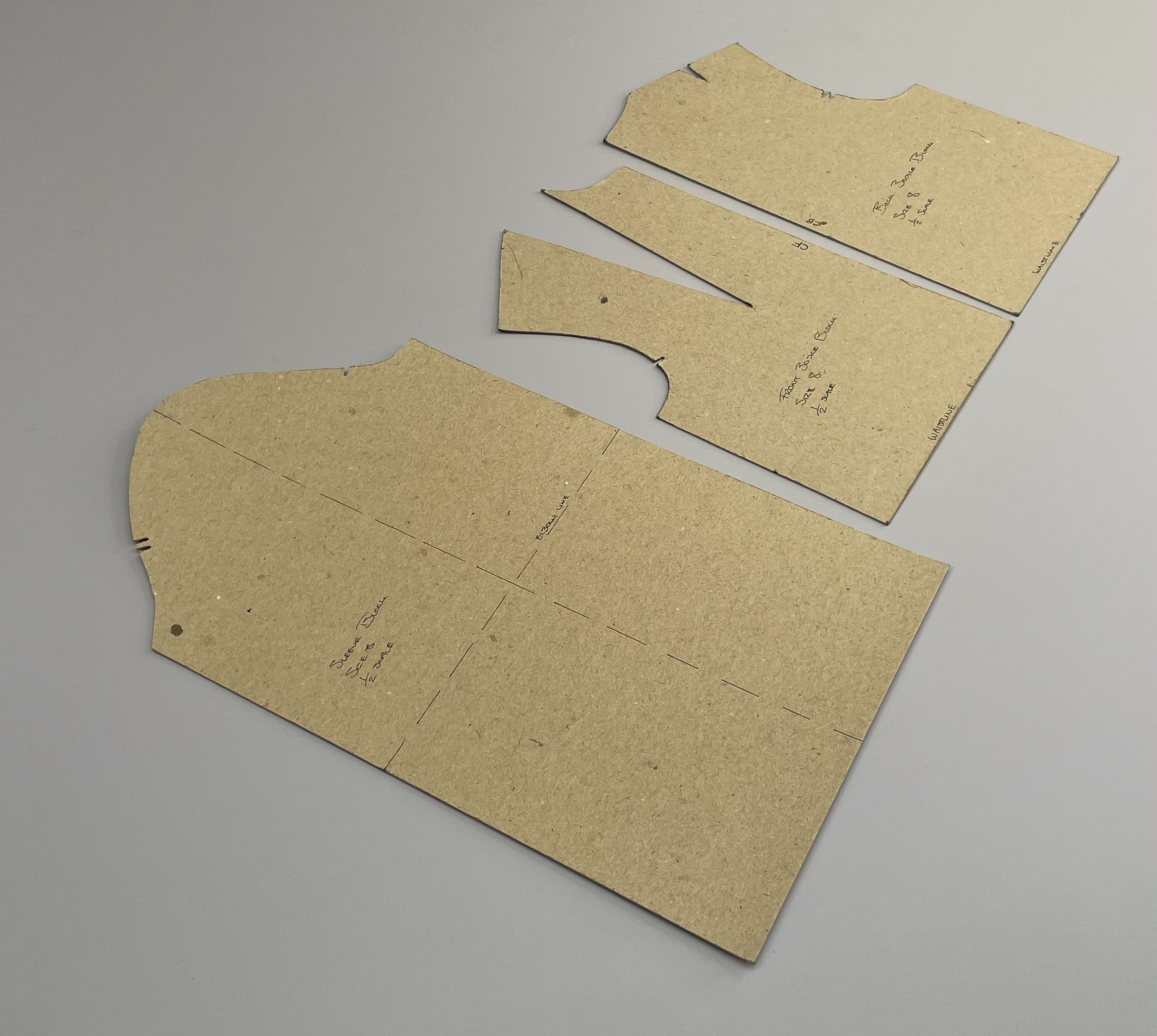 Half-scale Woven Pattern Block Bundle Size 4-24 UK/ Size 32-52 EU/ Size ...