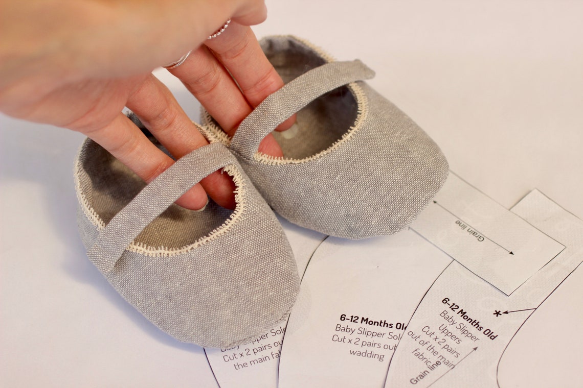 Baby Slipper PDF Sewing Pattern & Instructions - Etsy UK