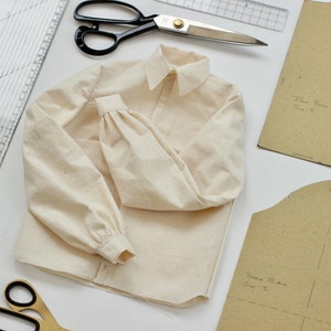 Half-scale Woven Bodice and Sleeve Pattern Blocks | Printable Pdf ...