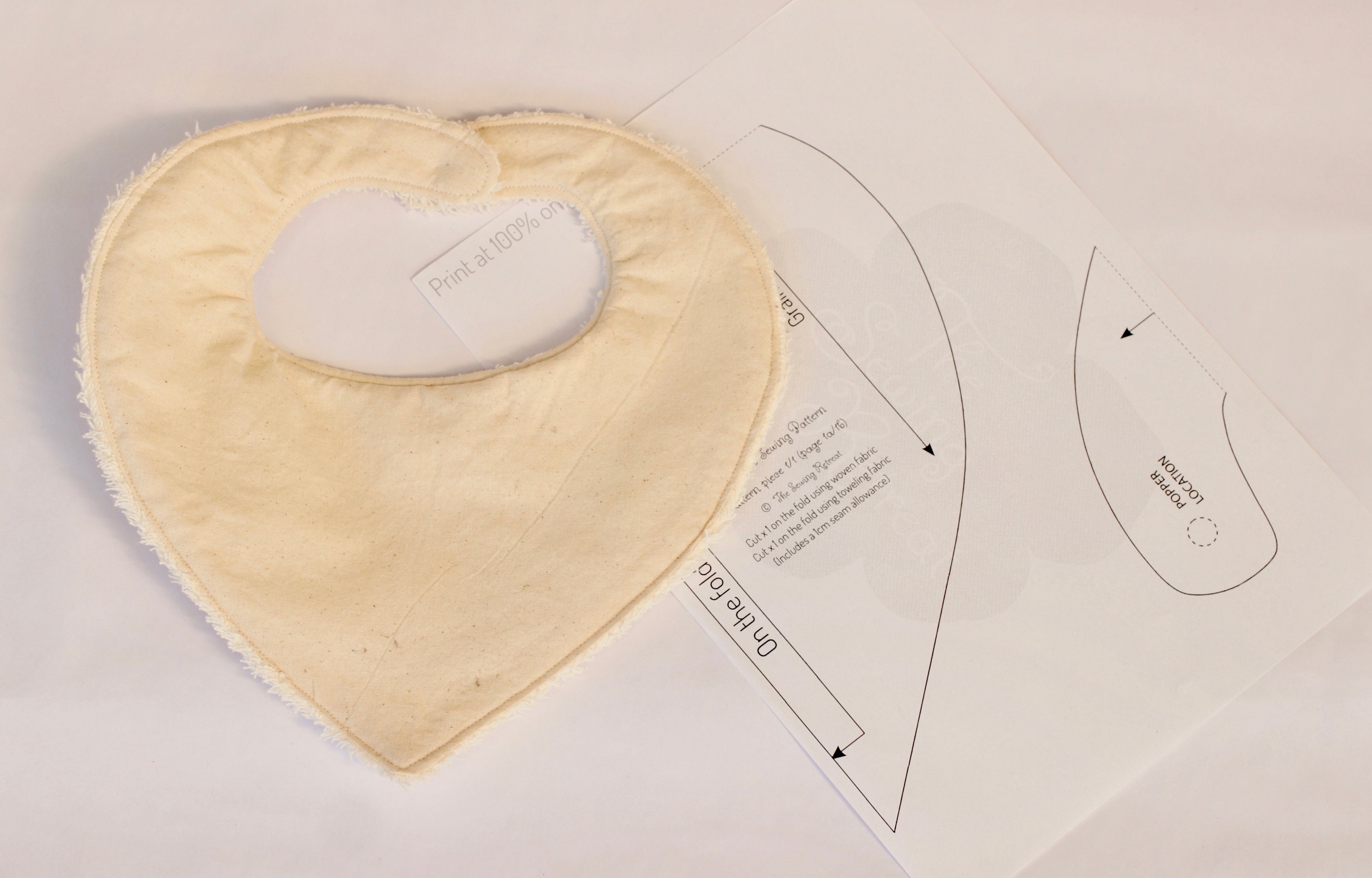 Baby Bib PDF Sewing Pattern & Instructions - Etsy