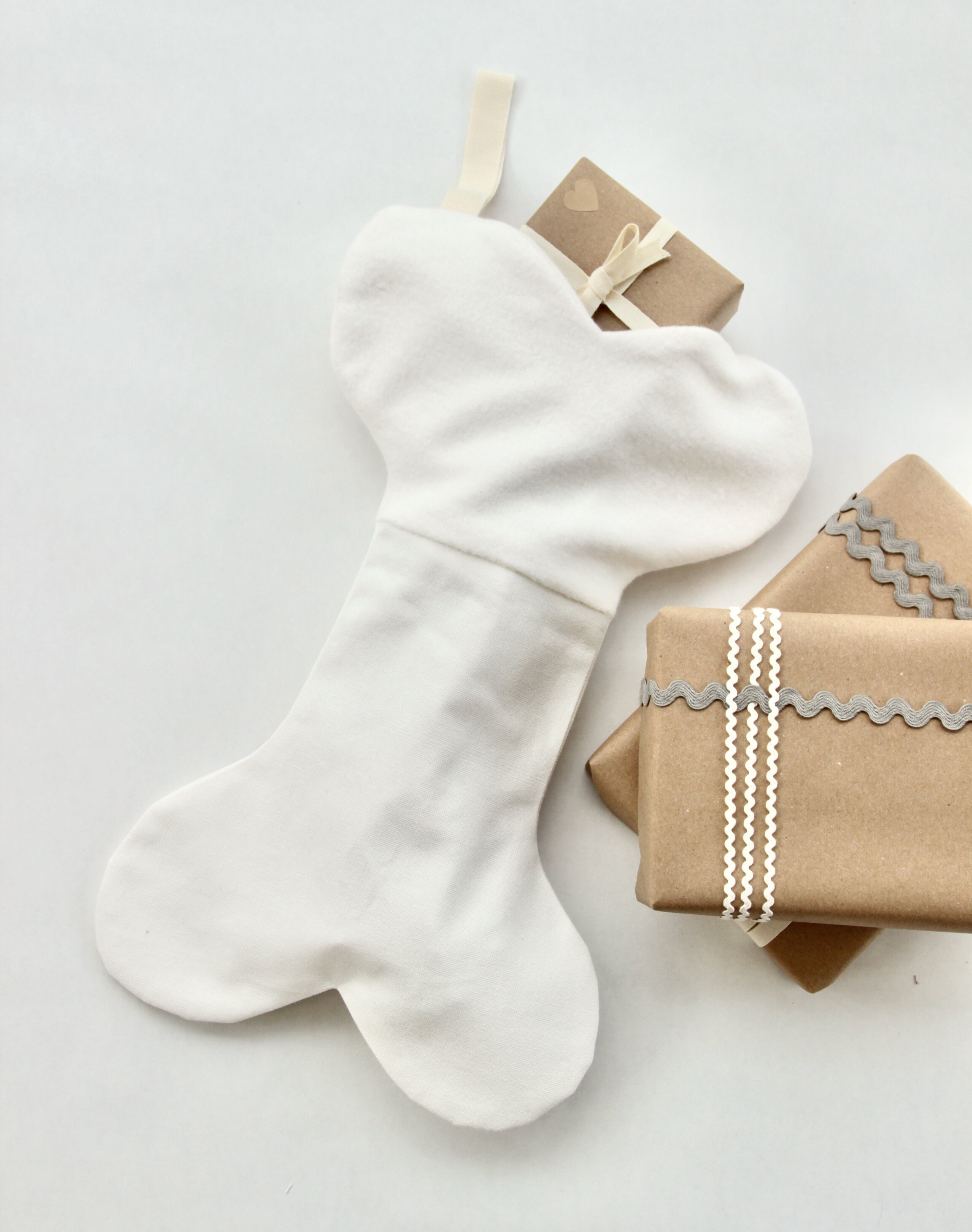 Dog Bone Christmas Stocking PDF Sewing Pattern & Instructions - Etsy