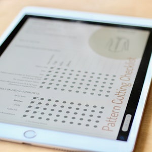 Printable Pattern Cutting Checklist and Sewing Pattern Organiser - Etsy