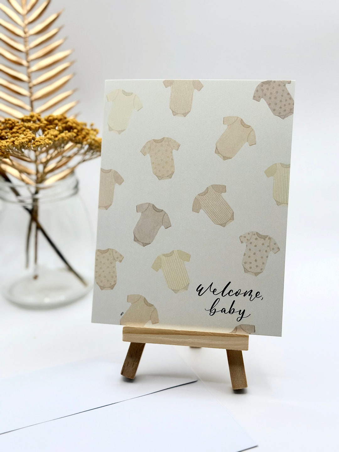 Welcome Baby Notecard - Etsy