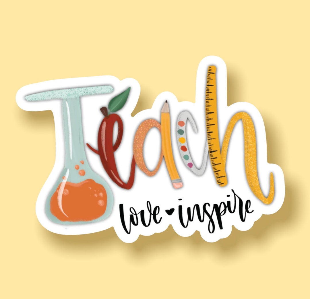 Teach Sticker - Etsy