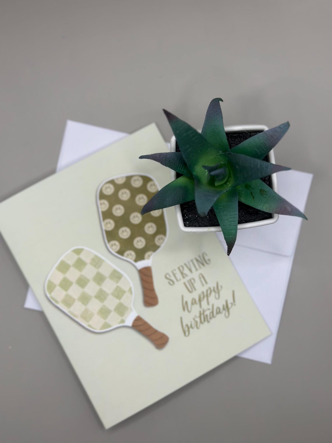 Pickleball Birthday Notecard - Etsy