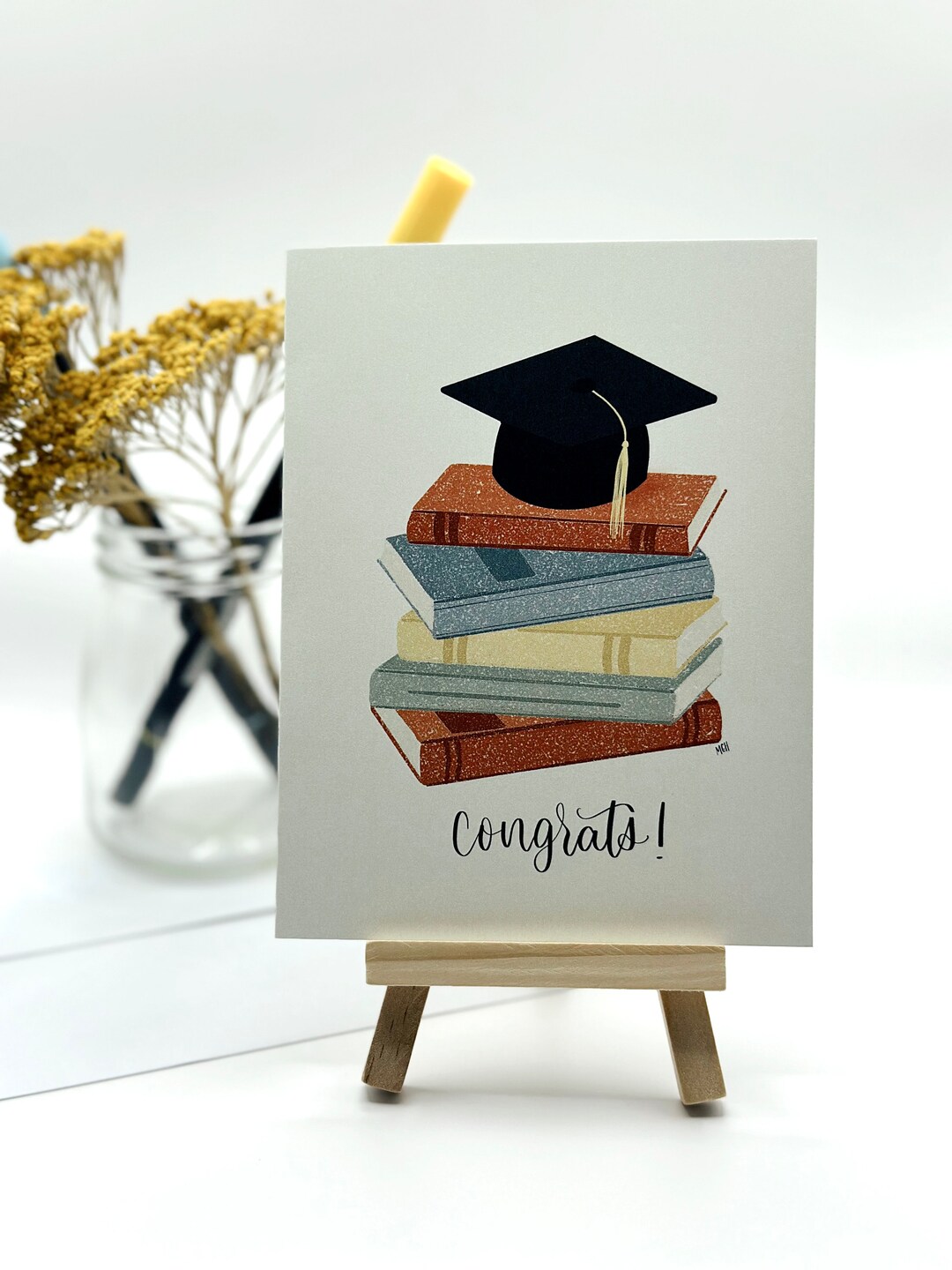 Congrats Graduation Notecard - Etsy