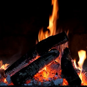 Samsung TV 4K Frame Fireplace Wall Art Downloadable Digital Mp4 File ...