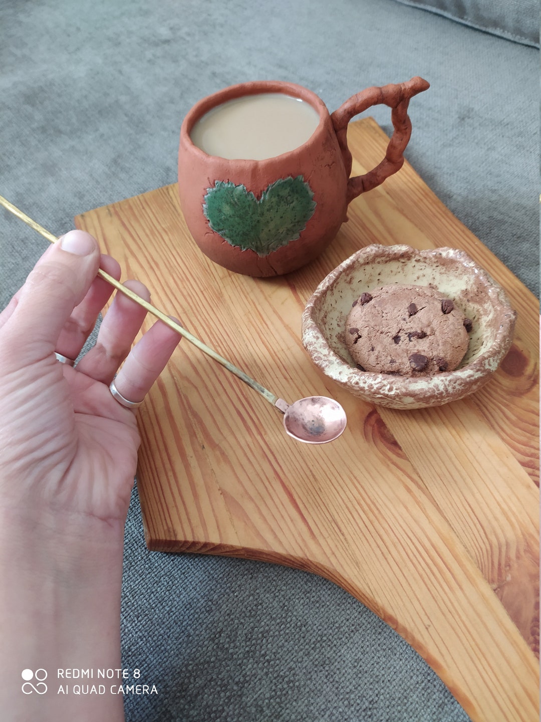 Hand Forged Copper Coffee Spoon: Artisan Crafted - Etsy UK