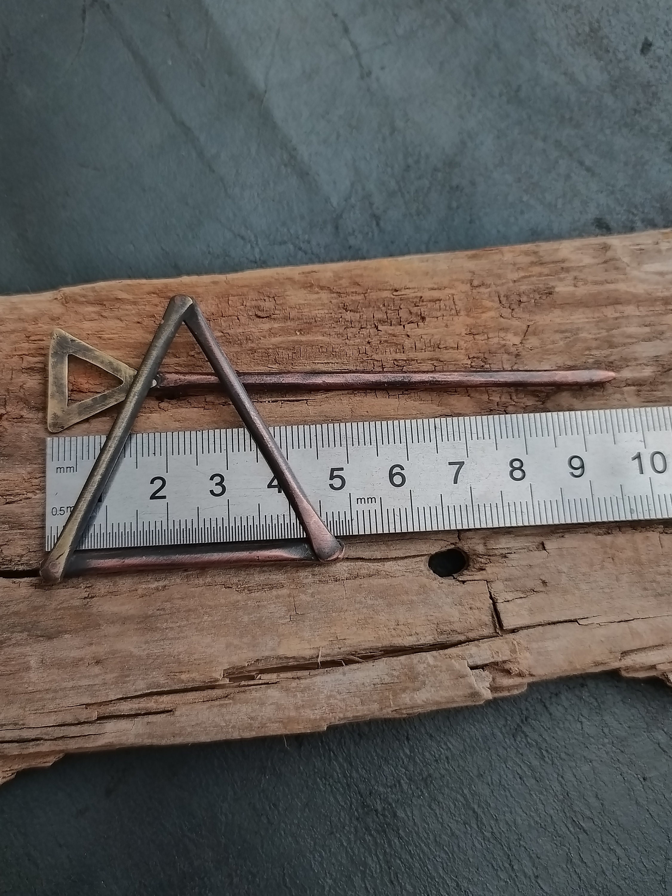 Triangle Hair Slide Hair Pin Hair Slide With Stick Hair Slide - Etsy