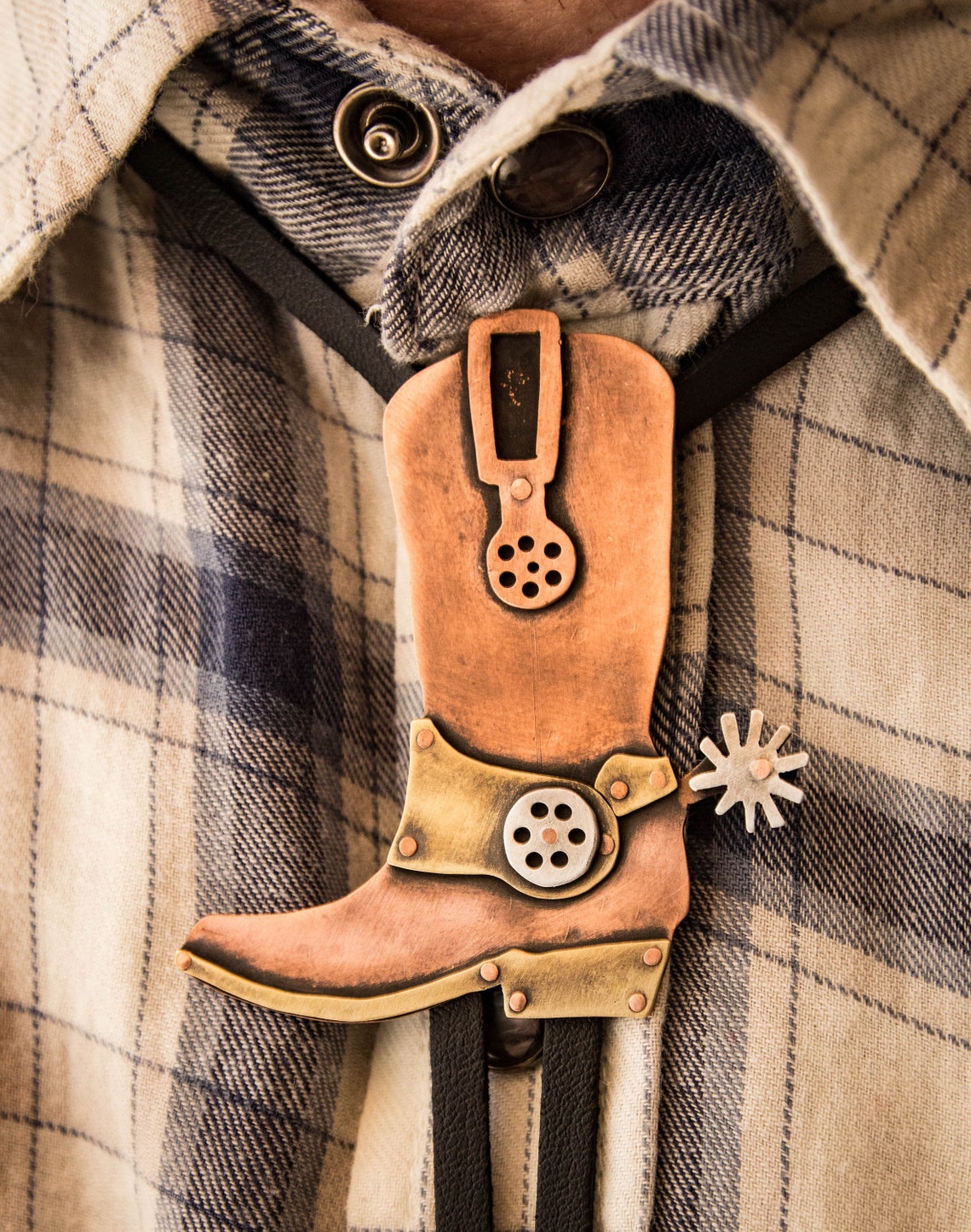Western Bolo Tie Men Bolo Tie Cowboy Bolo Tie Cowboy Boot - Etsy