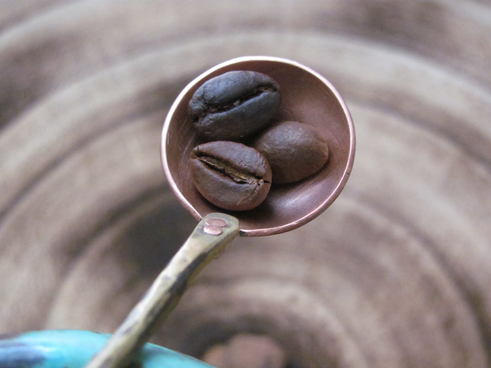 Hand Forged Copper Coffee Spoon: Artisan Crafted - Etsy
