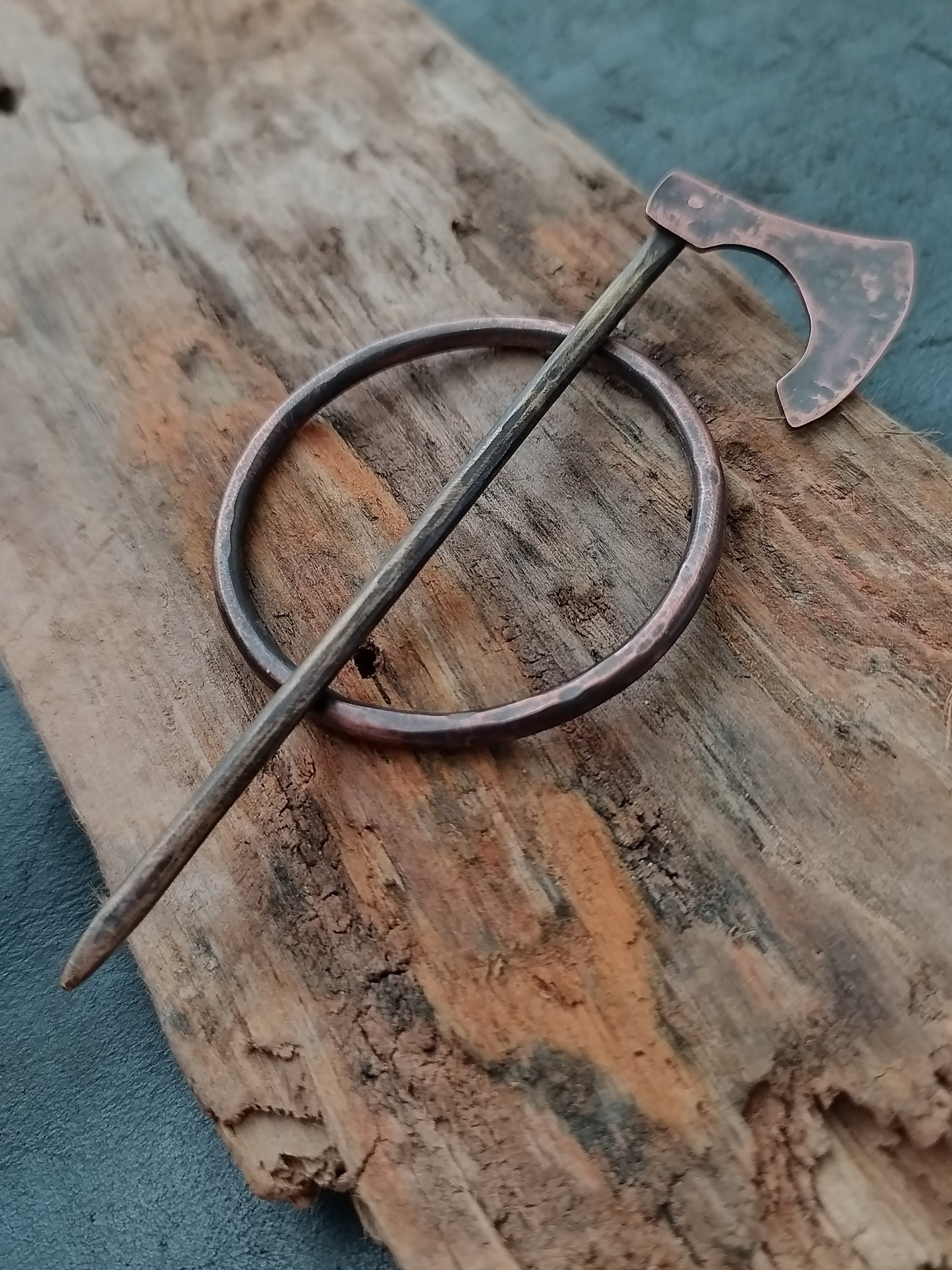 Viking Hair Slide Hair Pin Viking Axe Hair Slide Stick Axe Hair Slide ...