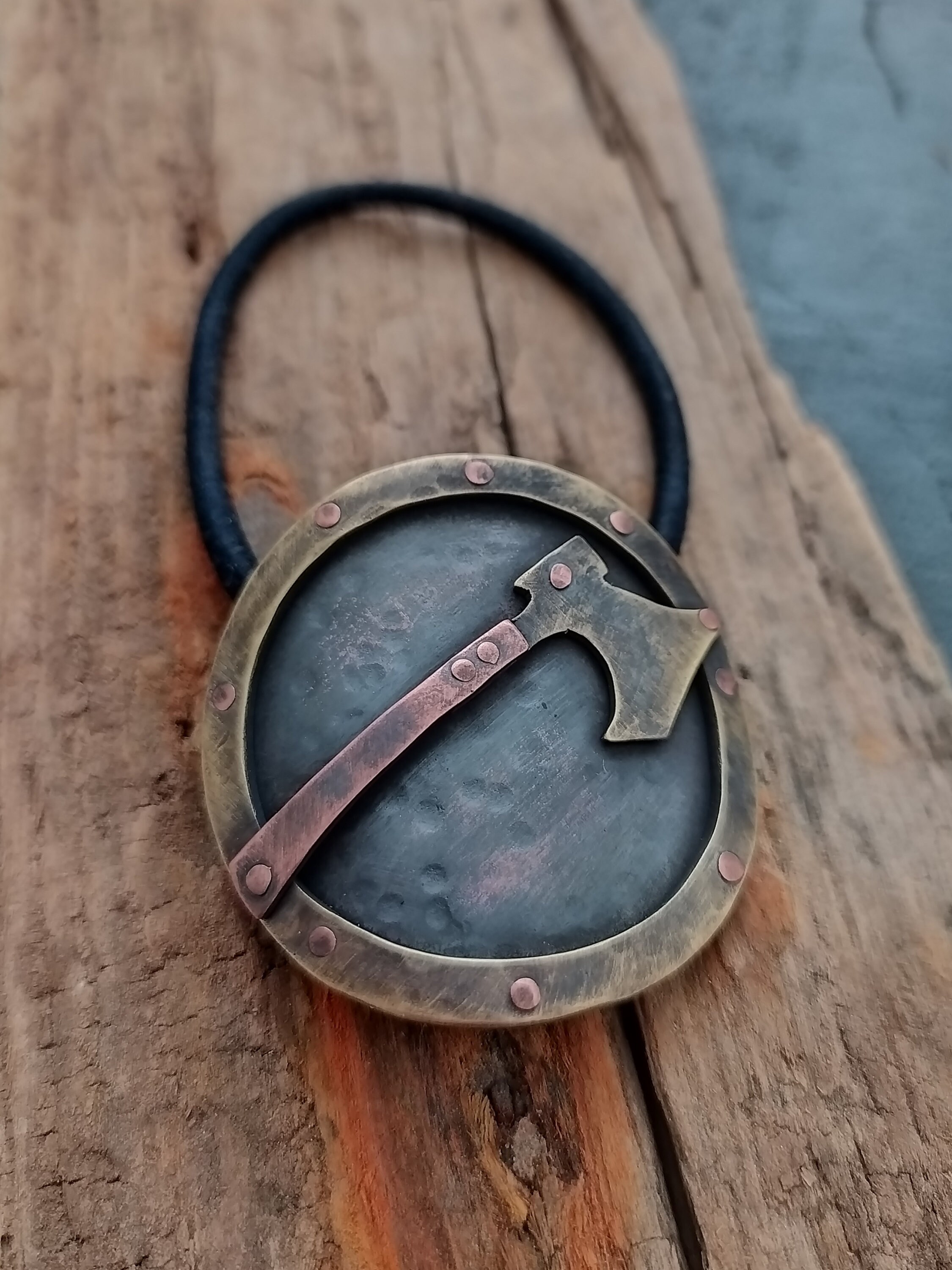 Viking Ponytail Holder Metal Ponytail Holder Viking Axe Hair Tie Hair ...