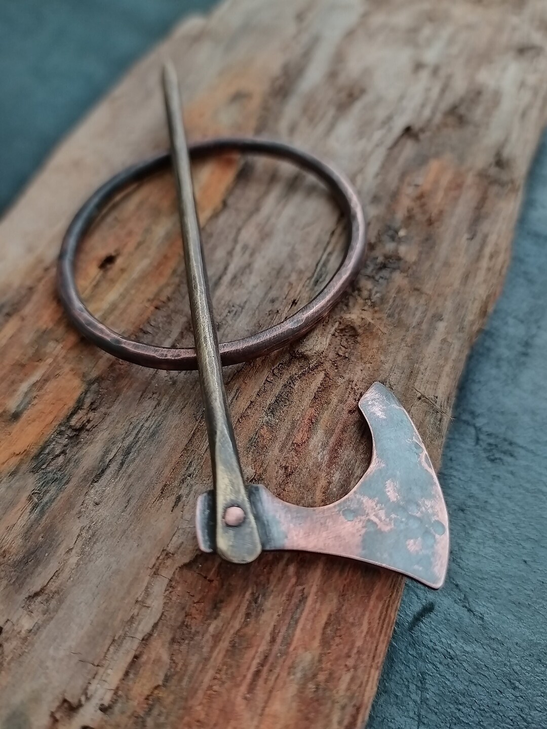 Viking Hair Slide Hair Pin Viking Axe Hair Slide Stick Axe Hair Slide ...