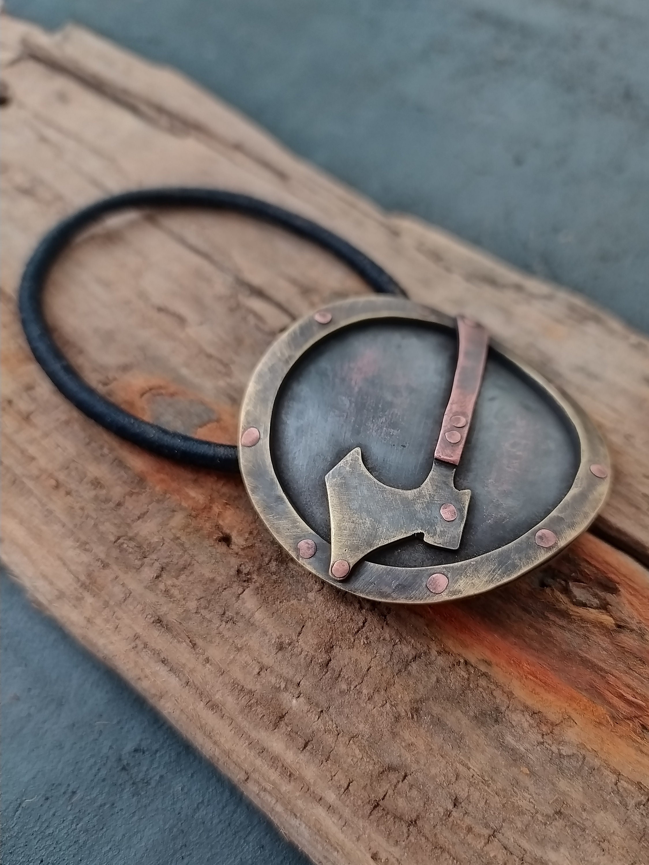 Viking Ponytail Holder Metal Ponytail Holder Viking Axe Hair Tie Hair ...