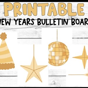 New Years Bulletin Board, DIY Kit, Bulletin Board, Disco Decor, New ...