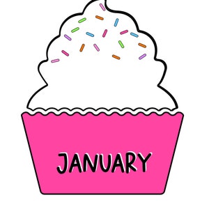 Cupcake Bulletin Board, Back to School, Birthday Decor - Etsy