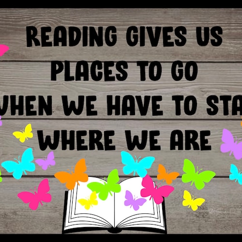 Reading Bulletin Board | Etsy