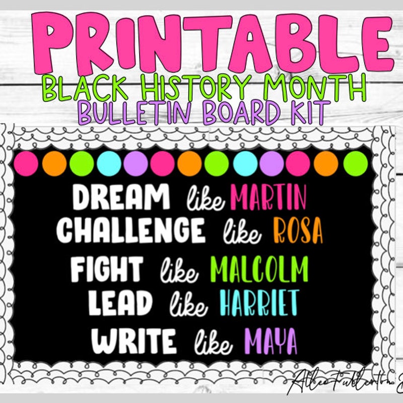 Black History Month Decor - Etsy